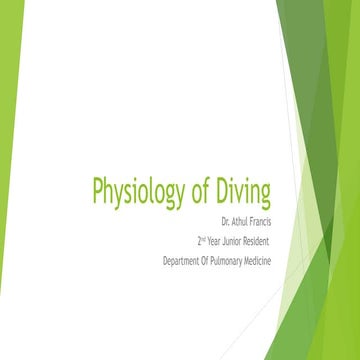 physiology of diving | PPT