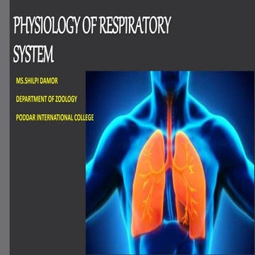 Physiology of respiration | PPTX | Lung and Respiratory Health ...