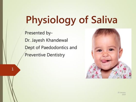 Saliva and its use as a diagnostic fluid | PDF