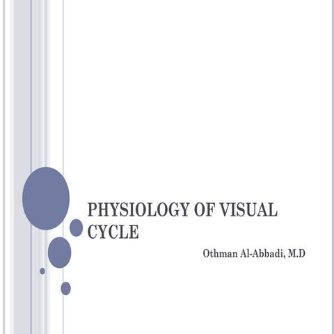 Physiology of visual cycle | PPT