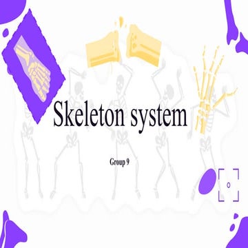 physiology skeletal system introduction fuction | PPT