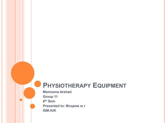 An Introduction To Exercise Therapy Unit ! | PPTX | Physical Therapy ...