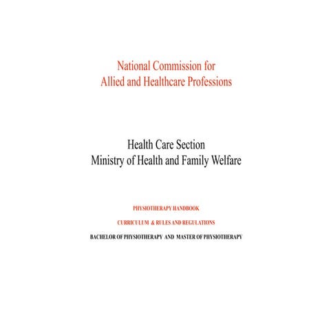 PHYSIOTHERAPY HANDBOOK 2023-2.pdf conditions | PDF