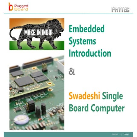 PHYTEC Indo Swiss Training Center Embedded Systems Introduction | PDF