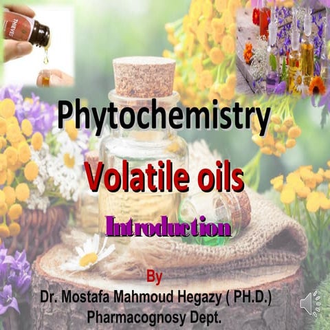 Phytochemistry essential oils intro | PPT