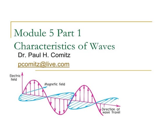 Wave speed, frequency and wavelength | PPT