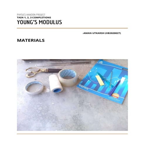 Phy youngs modulus | PDF | Physics | Science