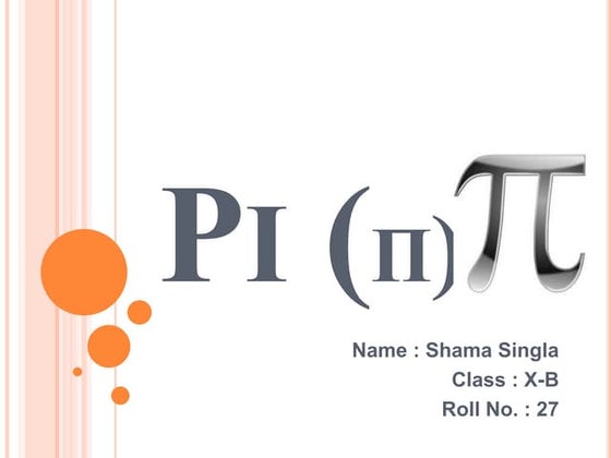 Pi powerpoint | PPTX