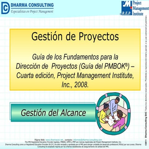 Guía del PMBOK® > Gestión del Alcance | PPT