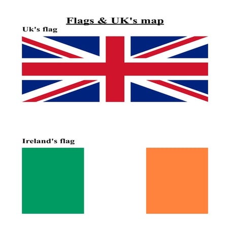 Uk's map and flags | PDF
