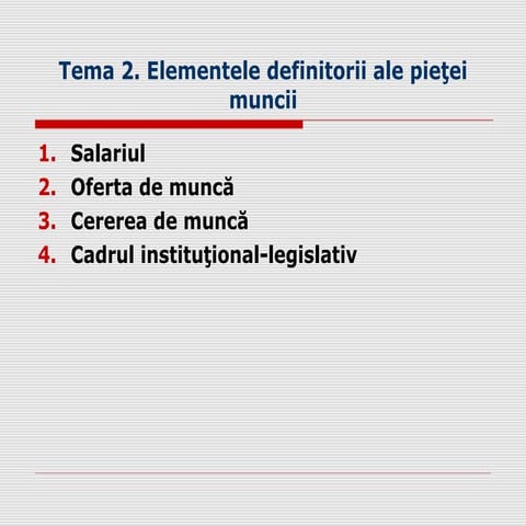 Piaţa muncii 04 | PPT