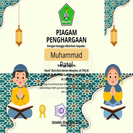PIAGAM TPQ peringatan hari besar islam isra miraj nabi muhammad saw .pptx