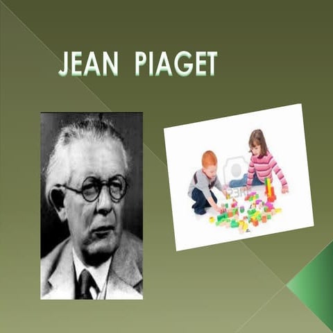 Jean Piaget, teoría constructivista del aprendizaje | PPTX