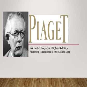 Piaget - Resumo | PPTX