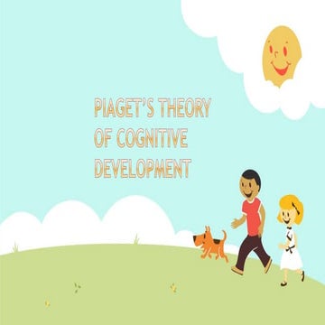 Piagets cog dev | PPTX
