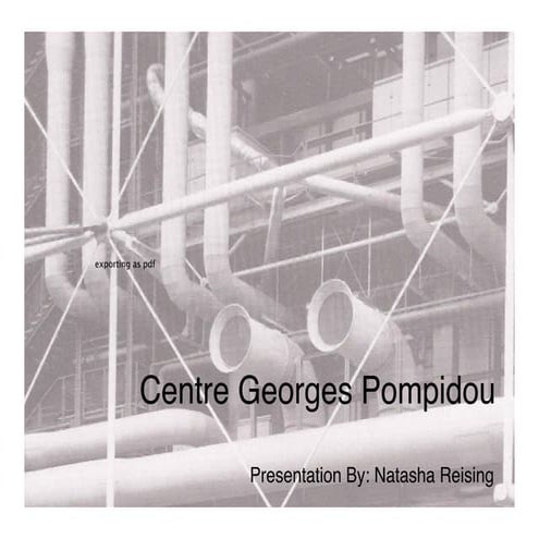 Centre of pompidou | PDF