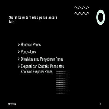 Sifat kayu terhadap panas pada api | PPTX