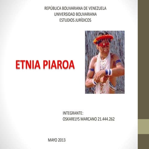 Piaroa | PPTX