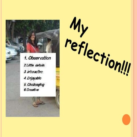 my reflection | PPT