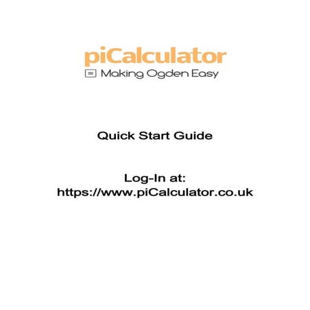 piCalculator Quick Start Guide - 2014 | PDF