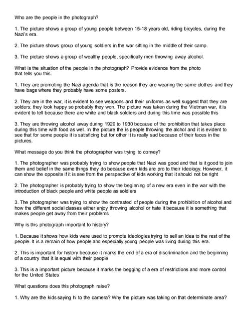 Photo analysis 3 photos | PDF