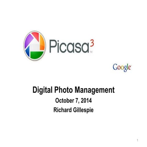 Picasa Photo Management | PPTX