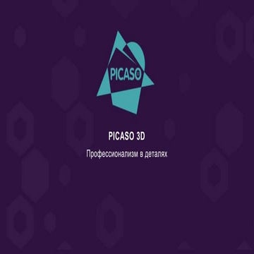 Презентация компании Picaso 3D - Top 3D Expo 2016 | PPTX