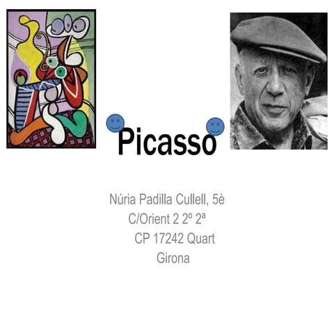 Núria Padilla coneix a Pablo Picasso | PPTX