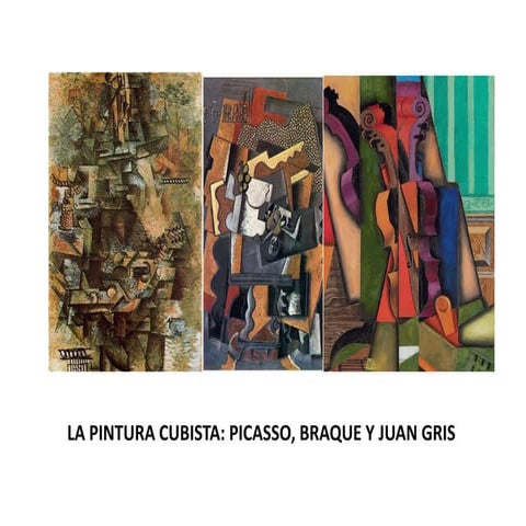 La pintura cubista: Picasso, Braque y Juan Gris | PPTX