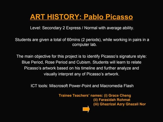 Picasso Styles | PPT | Modern Art | Fine Art
