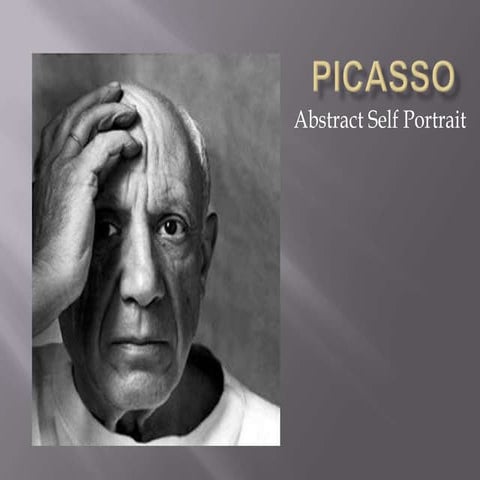 Picasso self portrait | PPTX