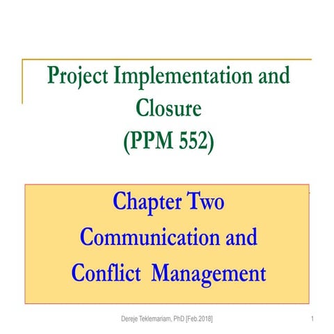 Project implementation chapterTwo.ppt