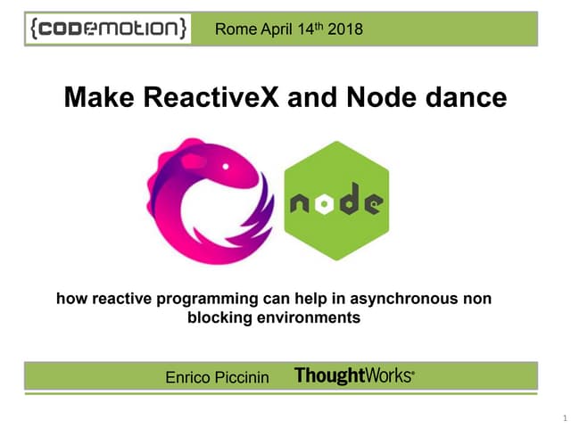Make Rxjs And Node Dance How Reactive Programming Can Help In Asynchronous Non Blocking