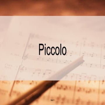 Musical Instruments & their musicians | PPTX