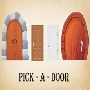 Pick-A-Door sample template on Science.pptx