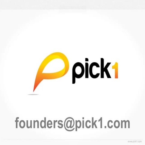 Pick1 Pitch Deck | PDF