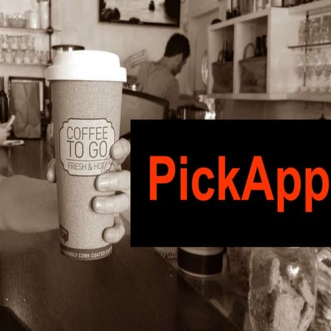 PickApp - UX course final project presentation | PPTX