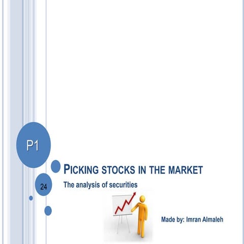 Basics of Technical Analysis - Picking stocks in the market Part 1 | PPT