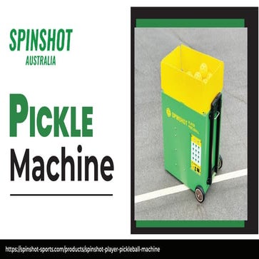 Practice Pickleball game with Spinshot Sports Pickle machine | PPT