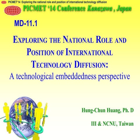 Exploring the national role and position of international technology ...