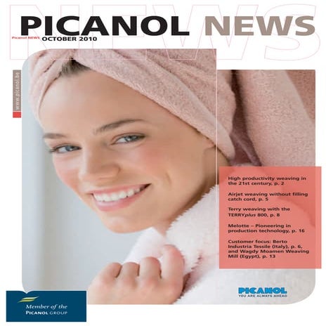 Picanol News October 2010 | PDF