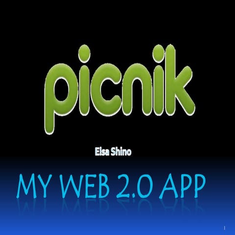 Picnik! presentation | PPTX