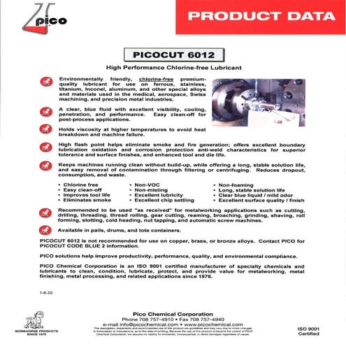 Picocut 6012 010620 | PDF