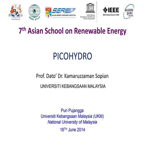 Picohydro systems | PPTX