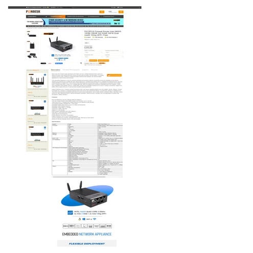 PICOPC® Firewall Router Intel N6005 16GB128GB 3x2.5GbE WiFi6 Dual Intel ...