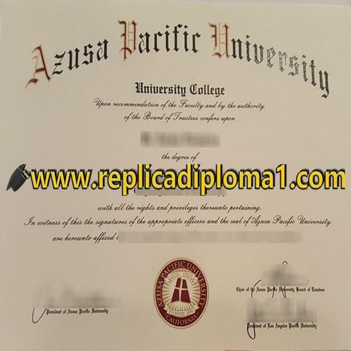 Purchase a fake Azusa Pacific University degree online. | PPT