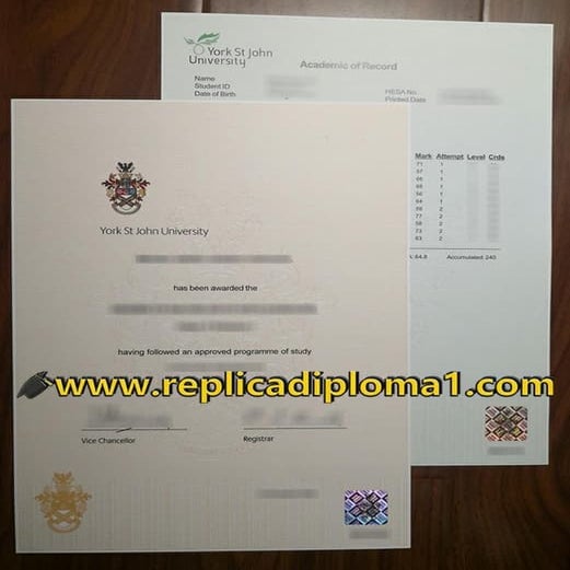 How much does a fake York St John University degree and transcript? | PDF