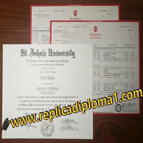How to create a 100% copy St. John's University diploma and transcript quickly? | PPT