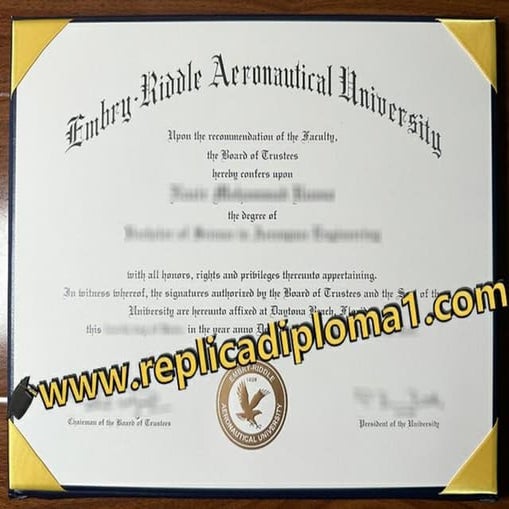 How to create a 100% copy Embry–Riddle Aeronautical University diploma ...