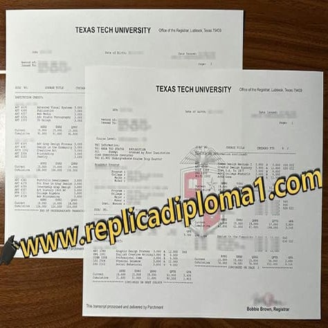 How to create a fake Texas Tech University transcript legally? Buy TTU degree | PPT